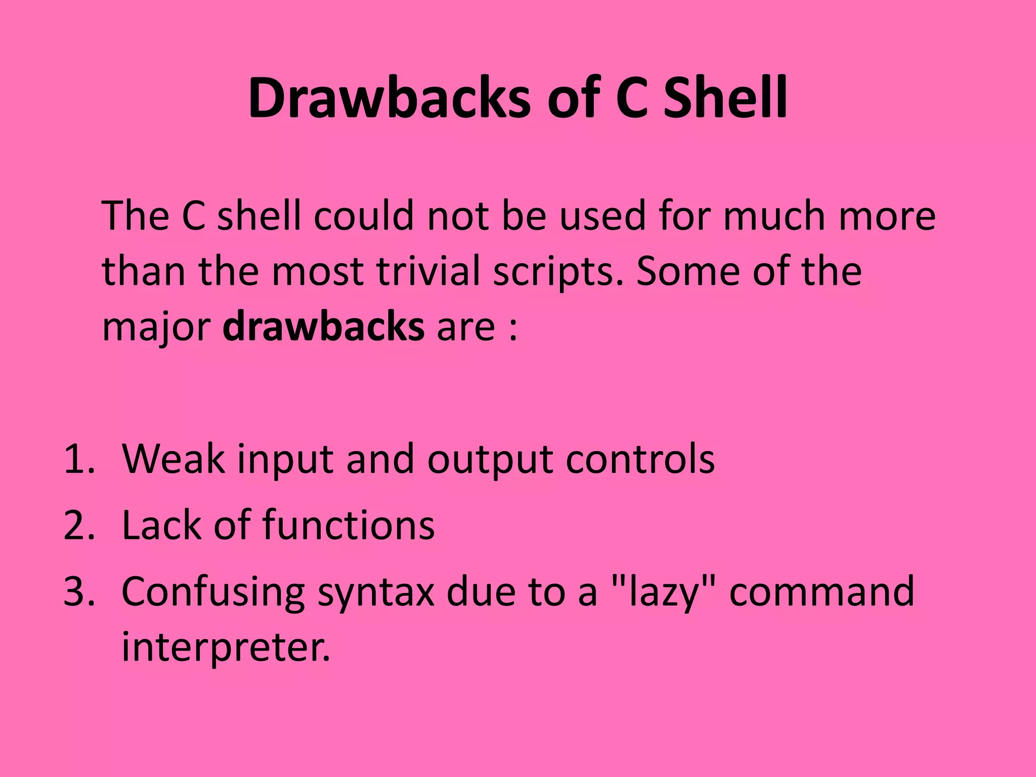 Shell and its types in LINUX | PPT