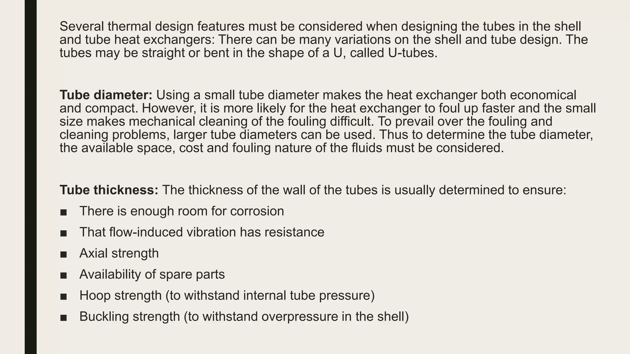 Shell and tube heat exchanger | PPTX