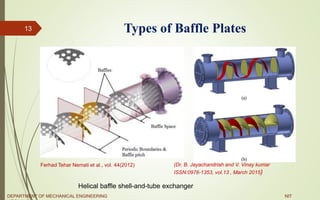 Shell and tube heat exchanger | PPTX
