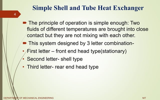 Shell and tube heat exchanger | PPTX | Physics | Science