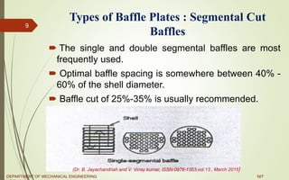Shell and tube heat exchanger | PPTX