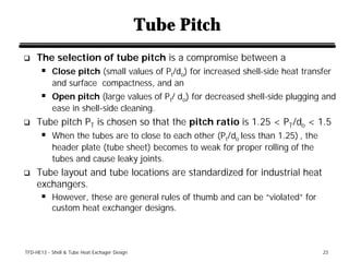 Shell and tube heat exchanger design | PDF