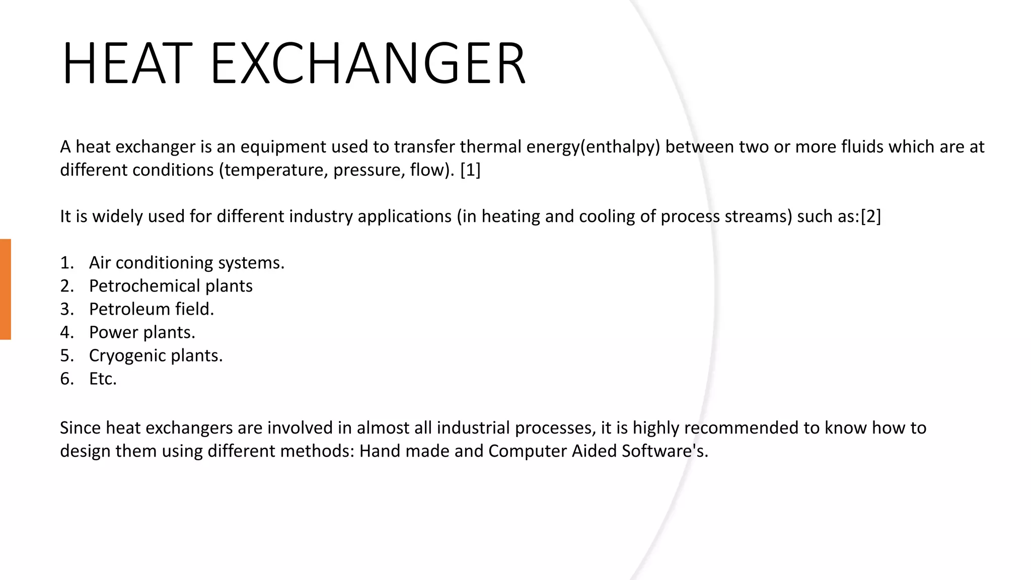 Shell and tube heat exchanger design comparison | PPTX
