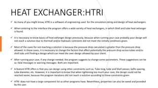 Shell and tube heat exchanger design comparison | PPTX