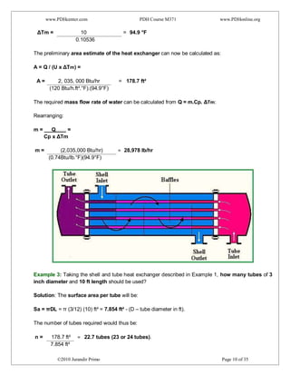 SHELL AND TUBE HEAT EXCHANGERS BASIC CALCULATIONS.pdf