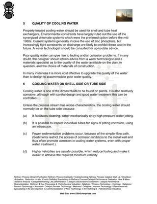 Shell and Tube Heat Exchangers Using Cooling Water | PDF