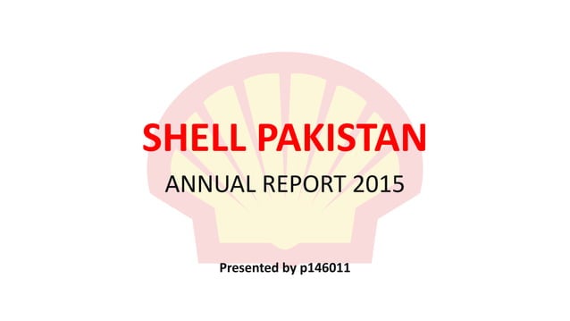 Shell Annual Report 2015 | PPT
