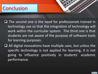 Role of technology in learning | PPTX