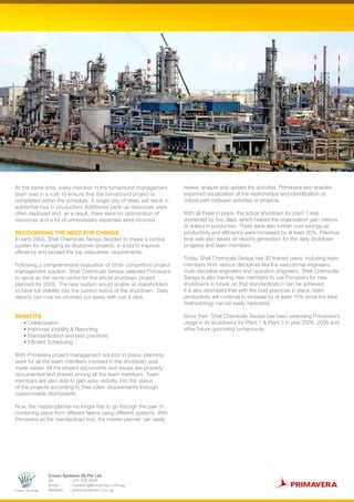 Shell chemicalsseraya | PDF