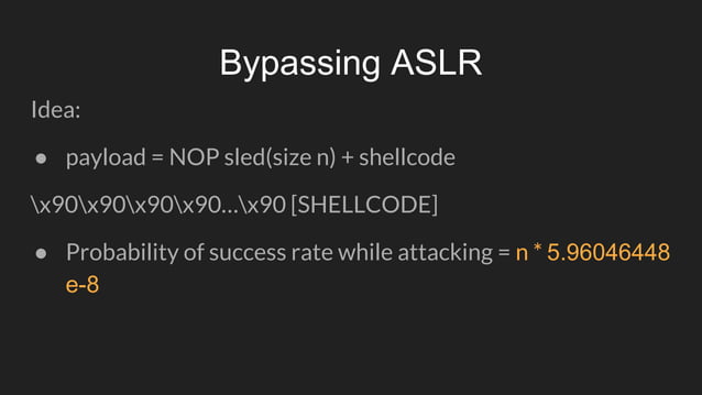 Shellcode injection | PPT