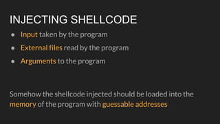 Shellcode injection | PPT
