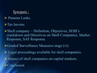 Shell companies | PPTX