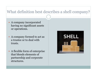 Shell Companies and Fraud: An Investigative Primer by Kelly Carr | PDF