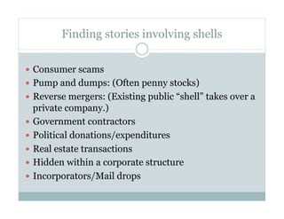 Shell Companies and Fraud: An Investigative Primer by Kelly Carr | PPT