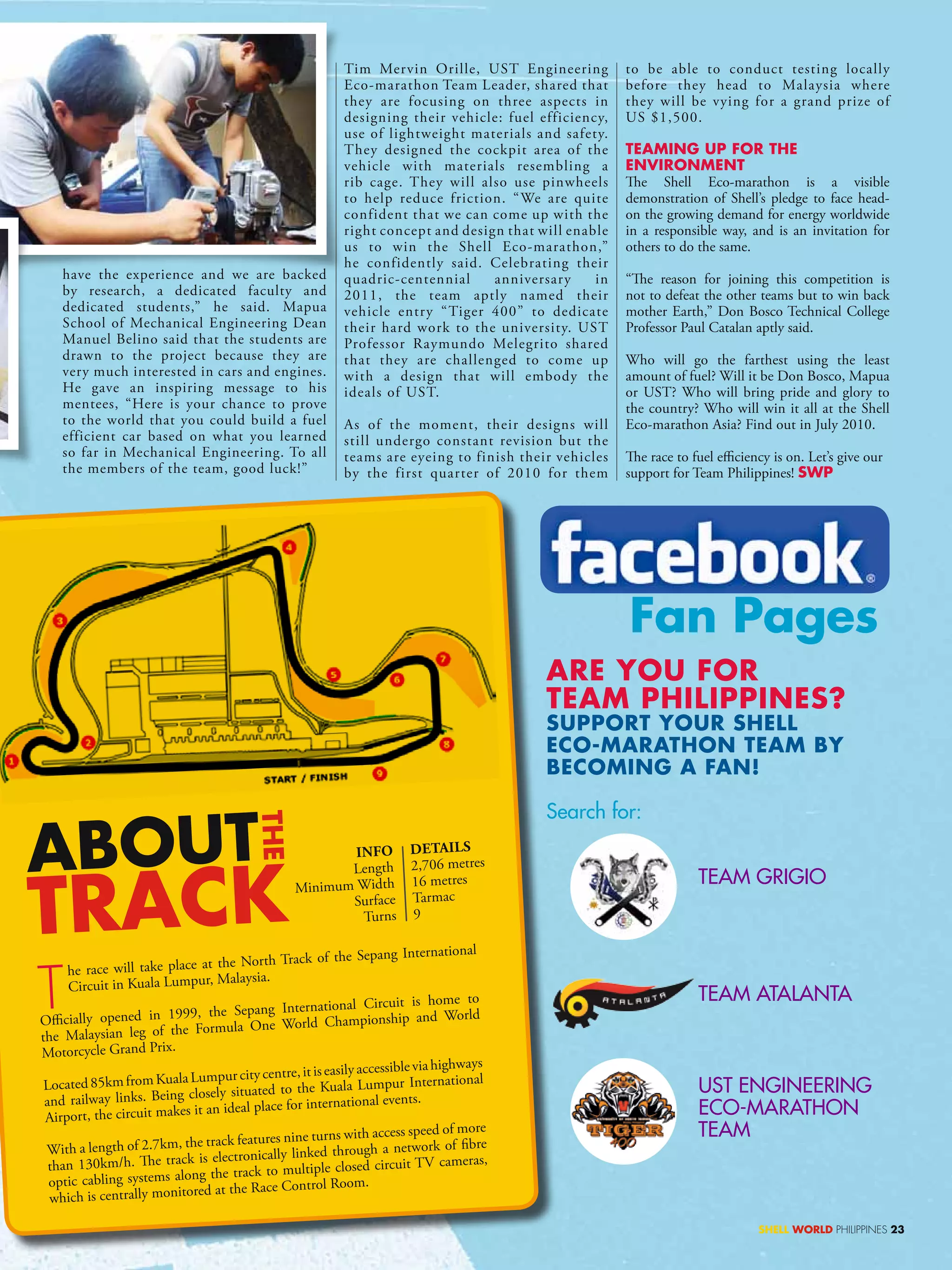 Shell Eco-Marathon Asia 2010 | PDF