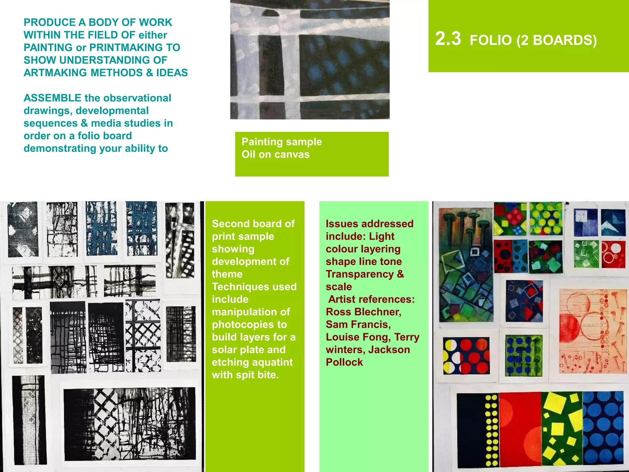 Shelley ryde on approaches to teaching painting and printmaking | PDF