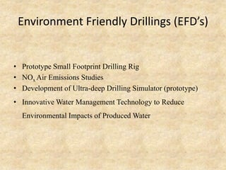 UNCONVENTIONAL GAS- DRILLING FOOTPRINT REDUCTION CHALLENGE | PPTX