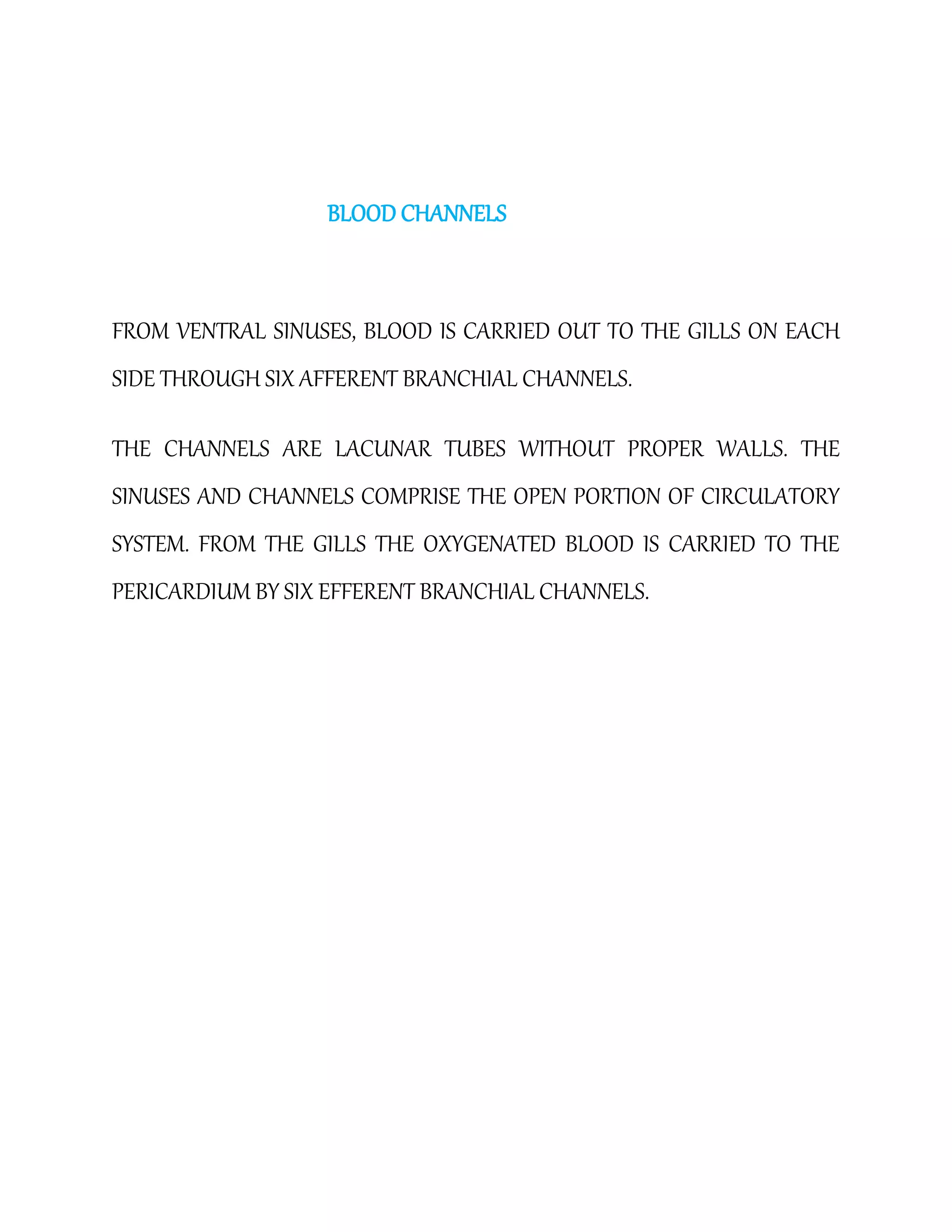 Shellfish ppt work..blood vascular system of prawn paleomon | PDF