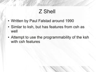 The Shell Game Part 2: What are your shell choices? | PPT