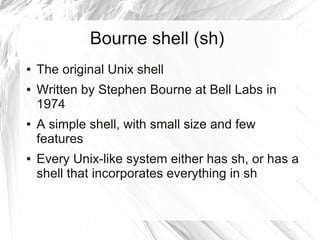 The Shell Game Part 2: What are your shell choices? | PPT