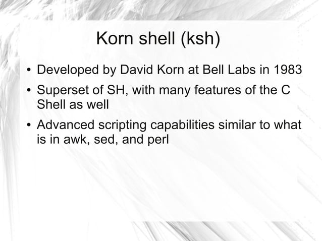 The Shell Game Part 2: What are your shell choices? | PPT