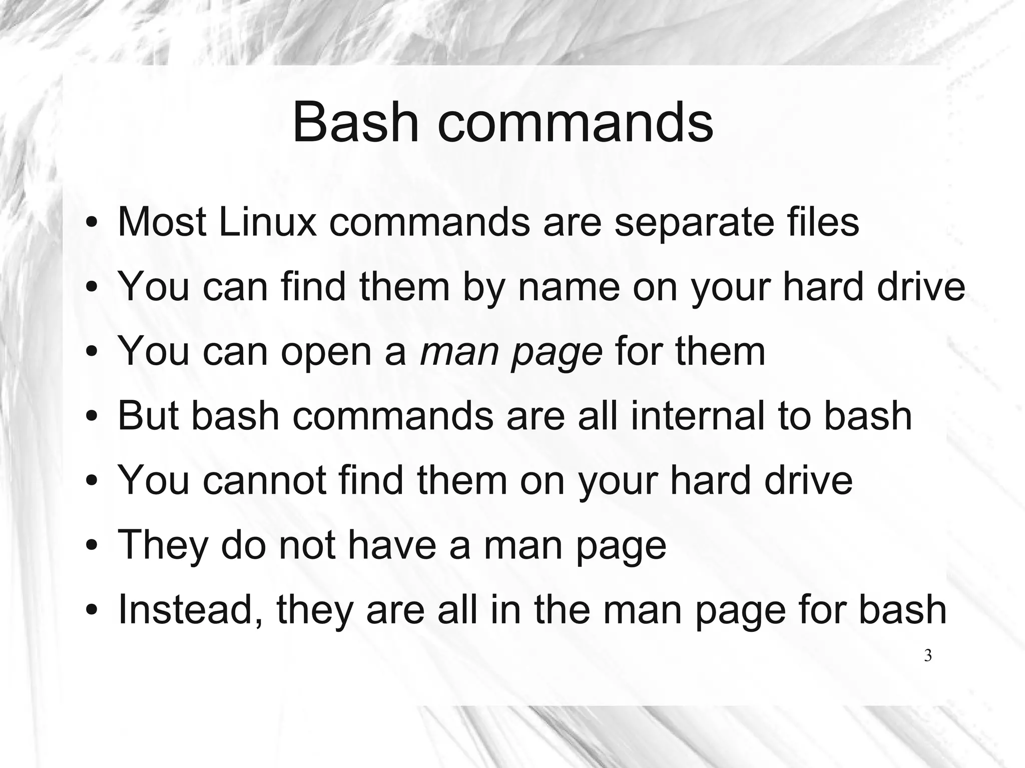 The Shell Game Part 3: Introduction to Bash | PPT