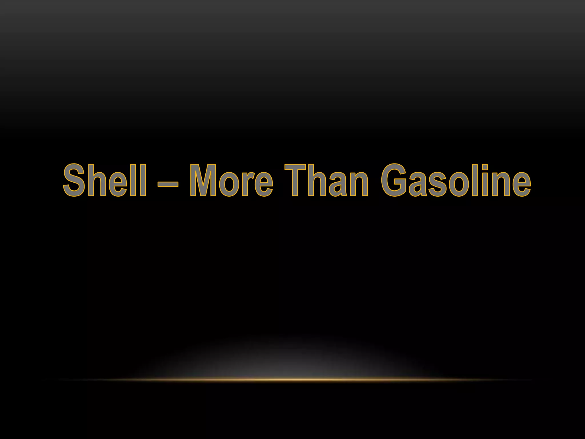 Shell gasoline | PPT