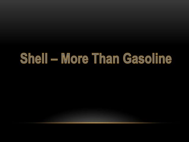 Shell gasoline | PPT