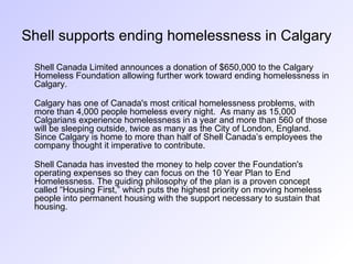 Shell In The Media | PPT | Non-Profit Organizations | Industries