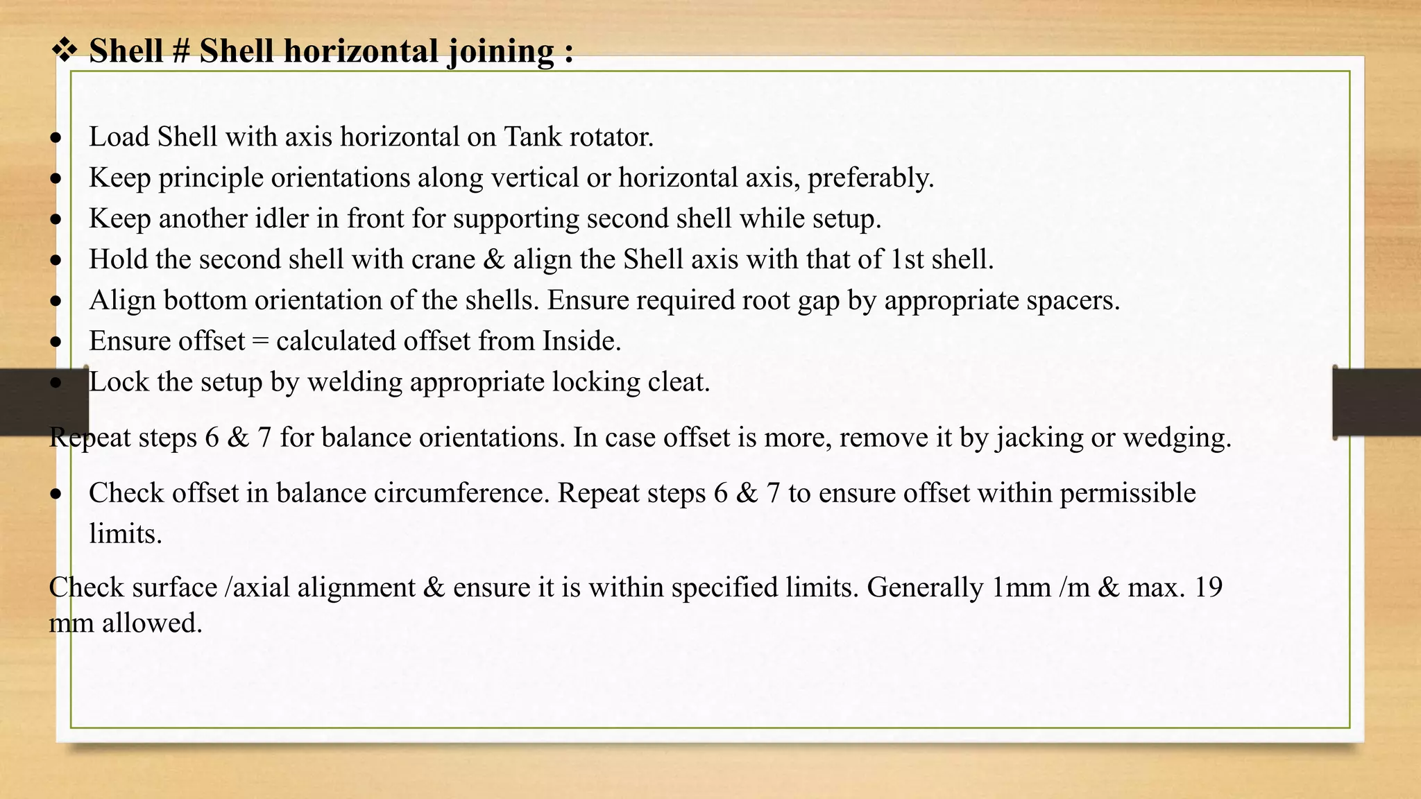 Shell fabrication.pptx | Manufacturing Industry | Industries