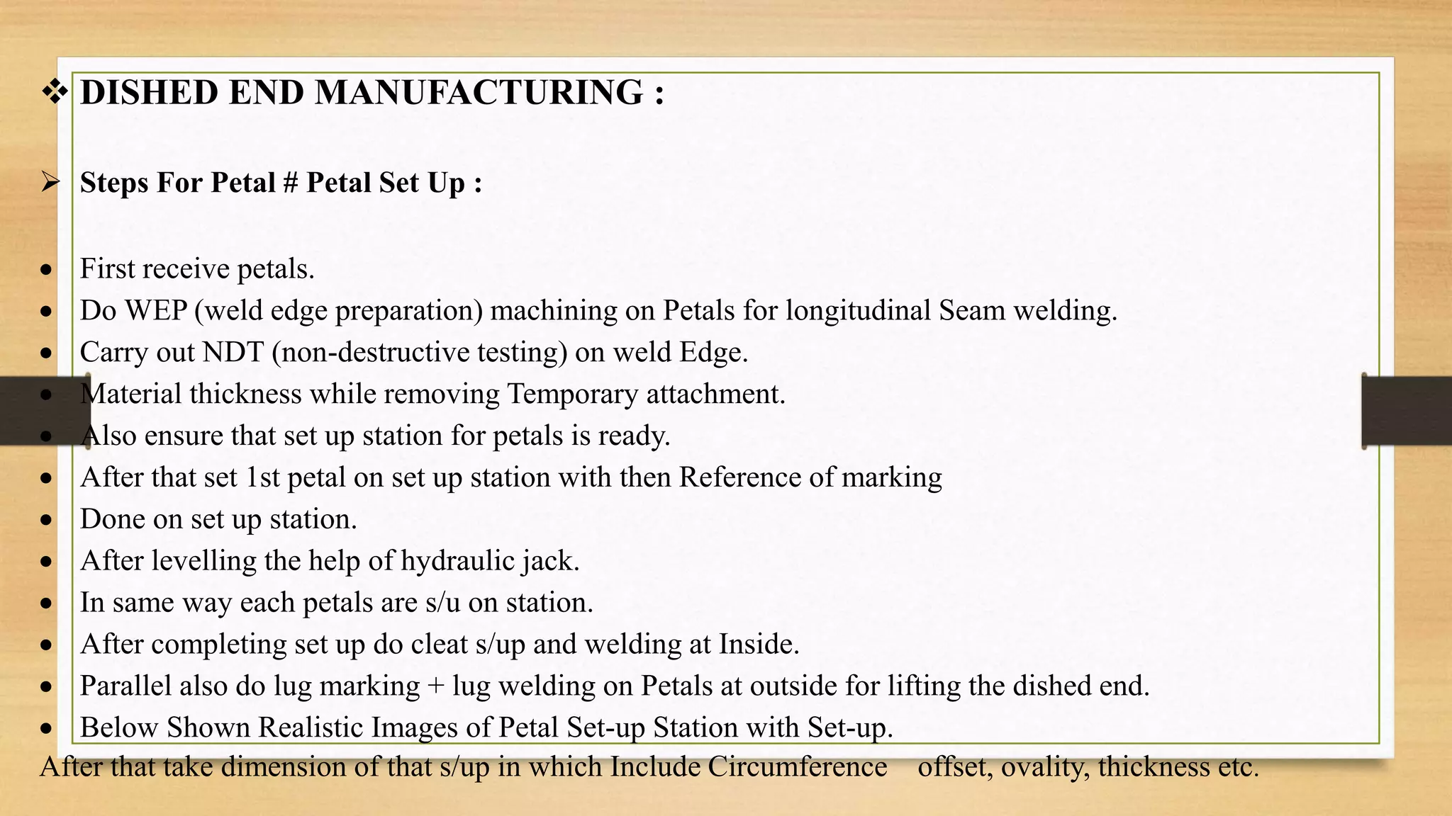 Shell fabrication.pptx | Manufacturing Industry | Industries