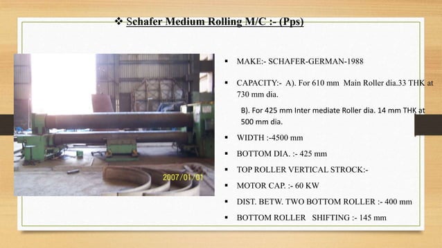 Shell fabrication.pptx | Manufacturing Industry | Industries