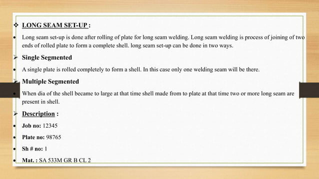 Shell fabrication.pptx | Manufacturing Industry | Industries
