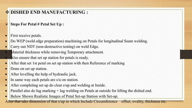 Shell fabrication.pptx | Manufacturing Industry | Industries