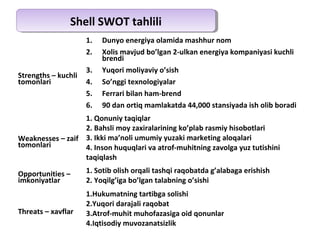 Shell management independent work 2 | PPT