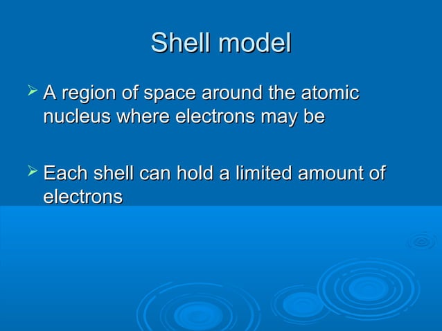 Shell model | PPT