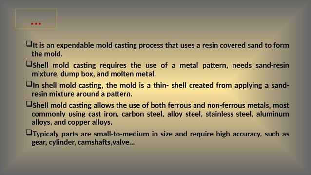 Shell Molding Process new6464646464.pptx