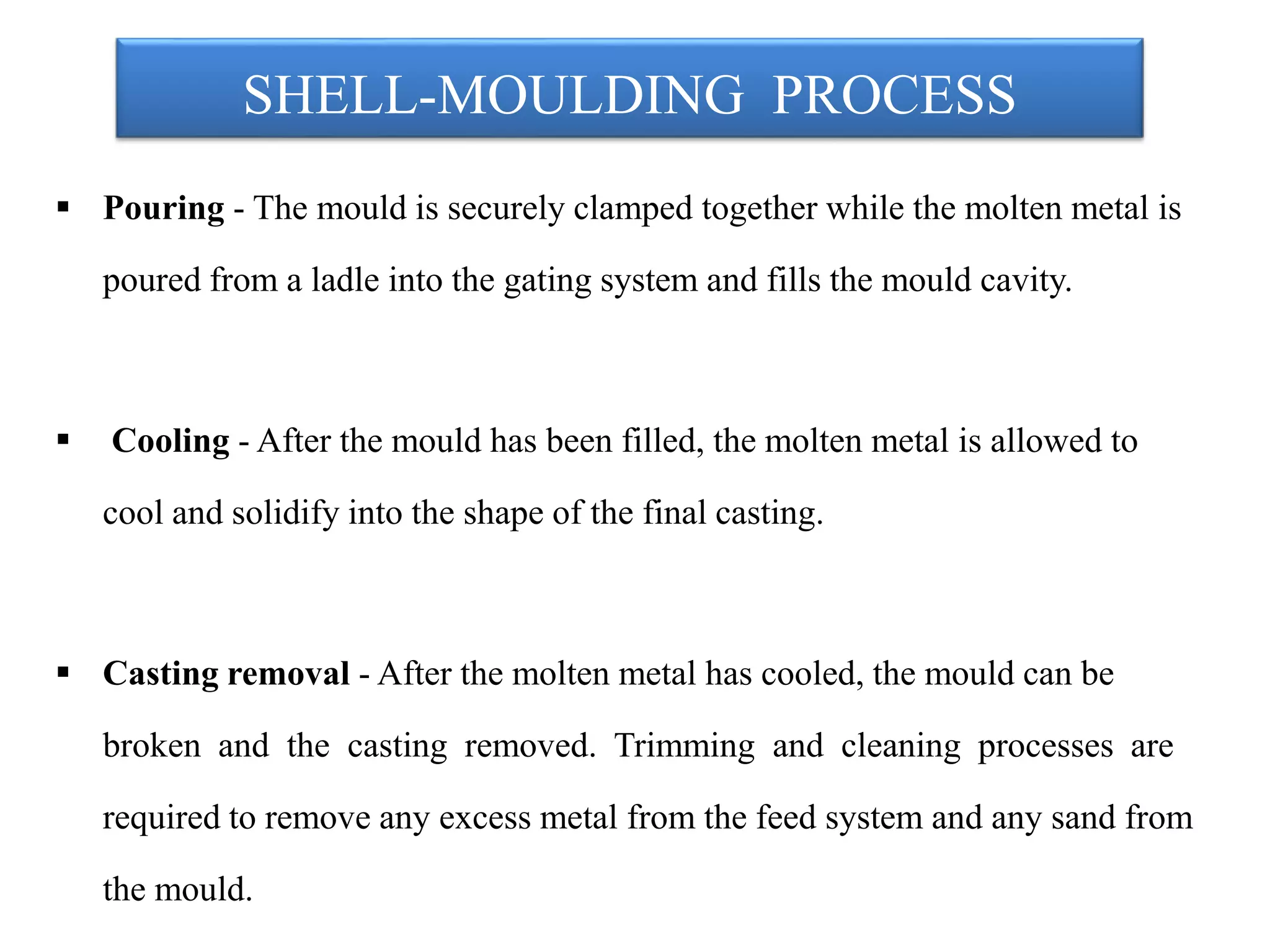 Shell moulding casting technology | PPTX