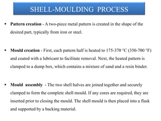 Shell moulding casting technology | PPTX