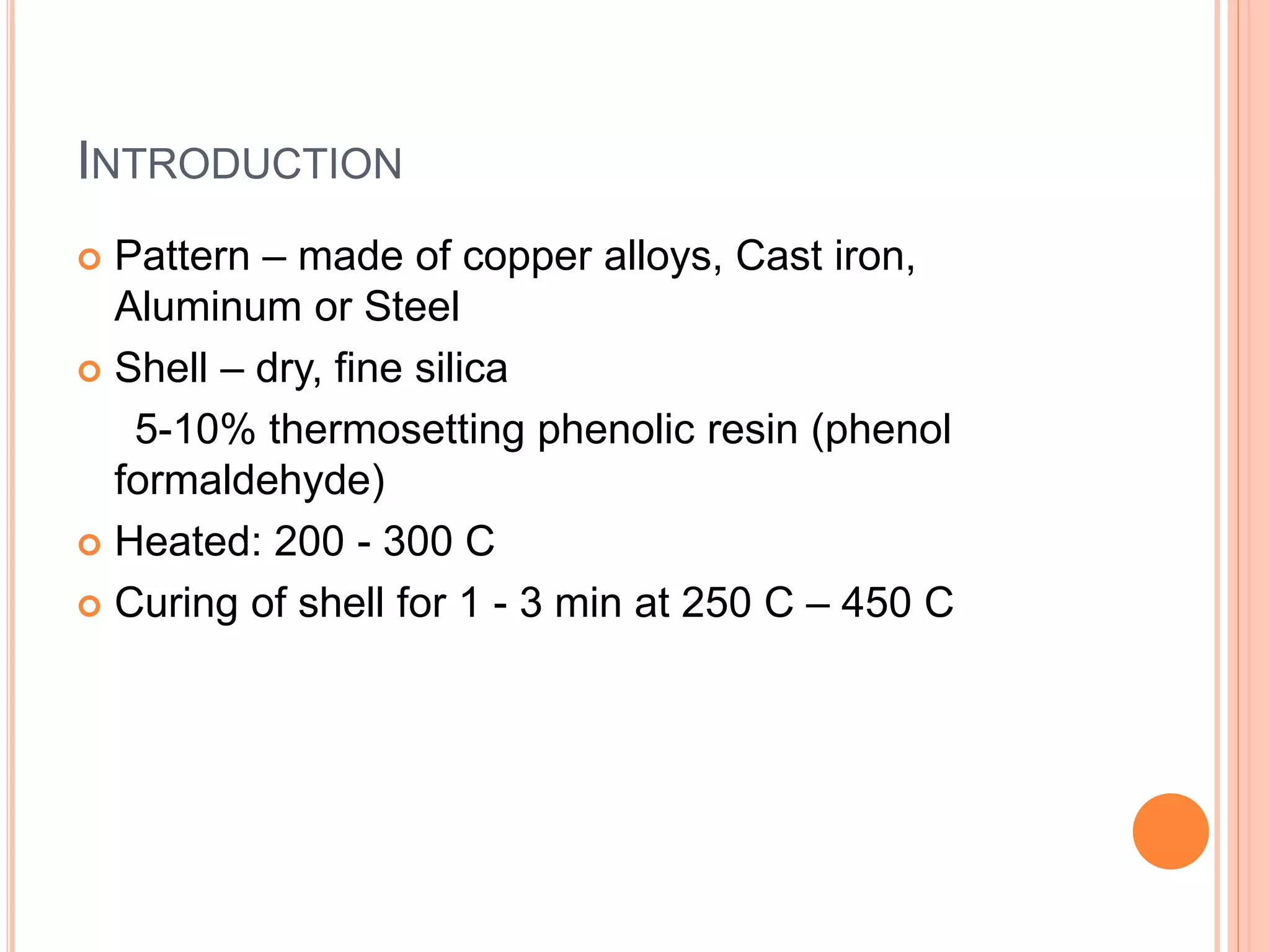 Shell moulding process | PPTX