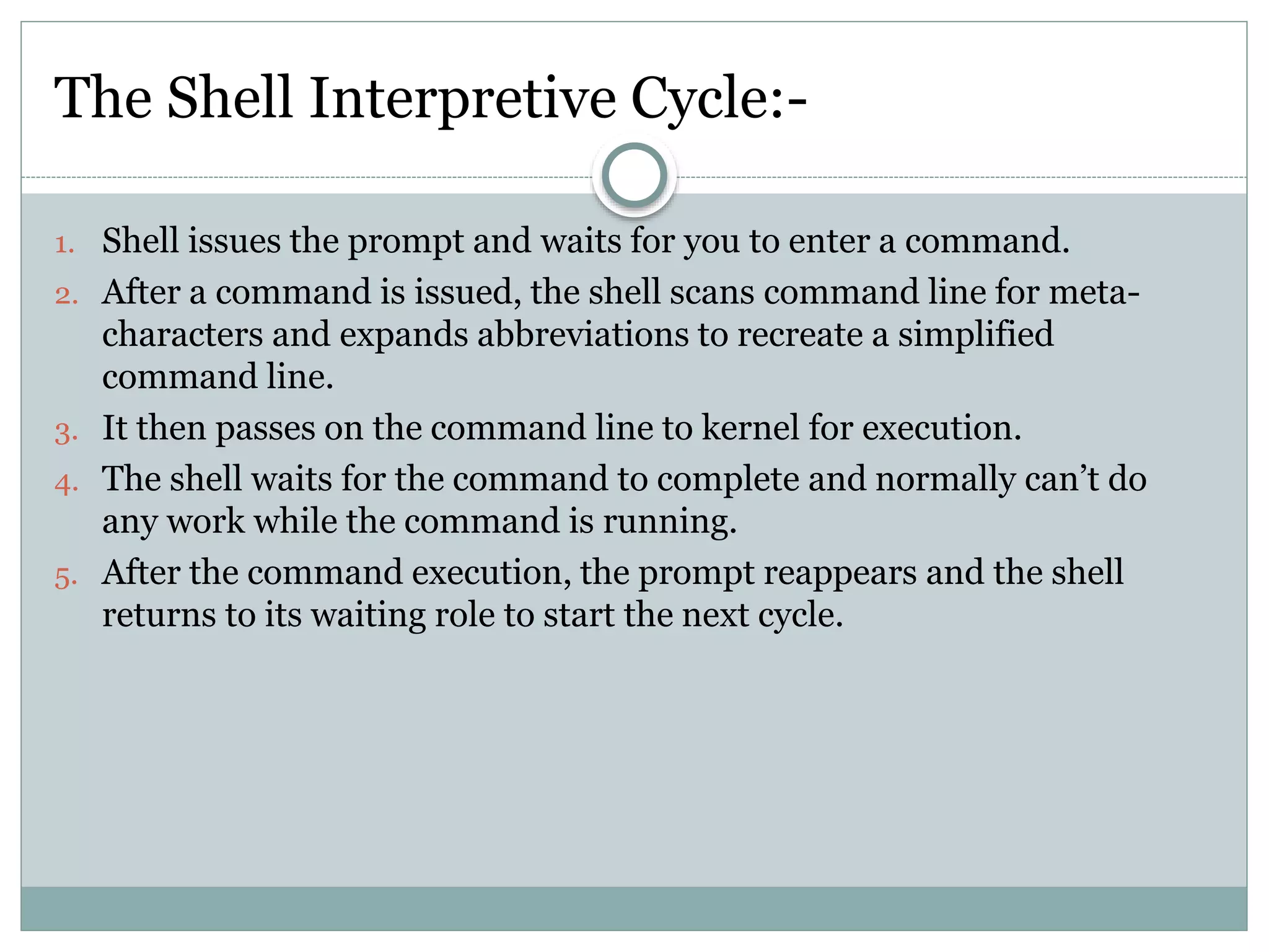 Shell Scripting Pptx Operating Systems Computer Software And