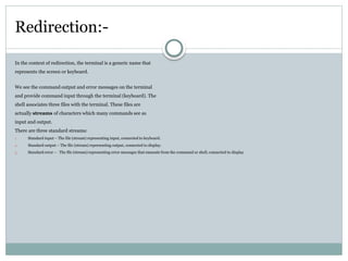 Shell scripting | PPTX