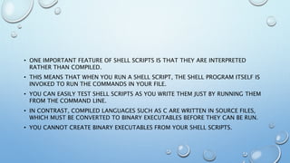 Shell programming | PPT
