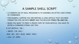 Shell programming | PPT