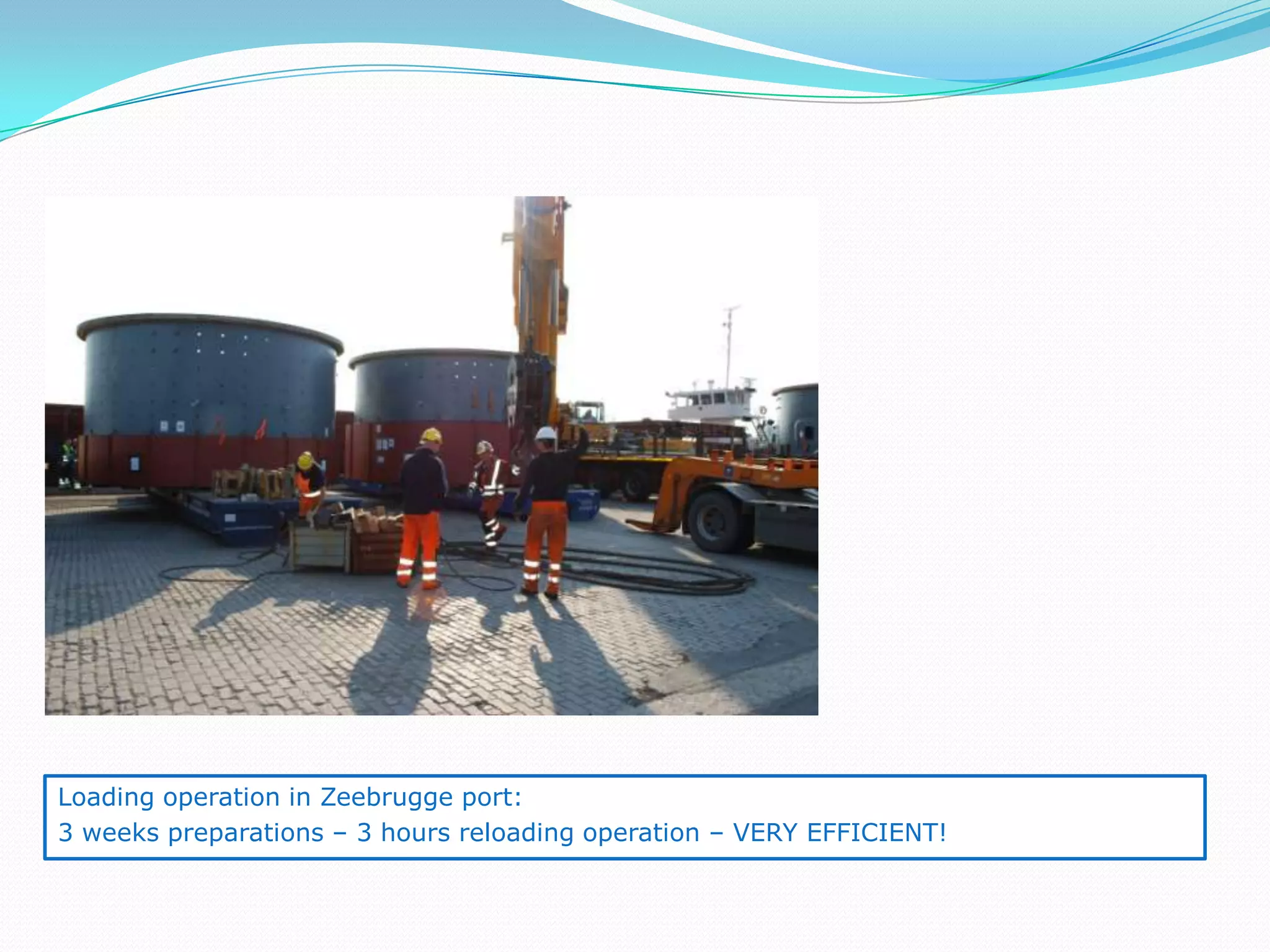 Shell project shipment 2013 part 2 zeebrugge | PPTX