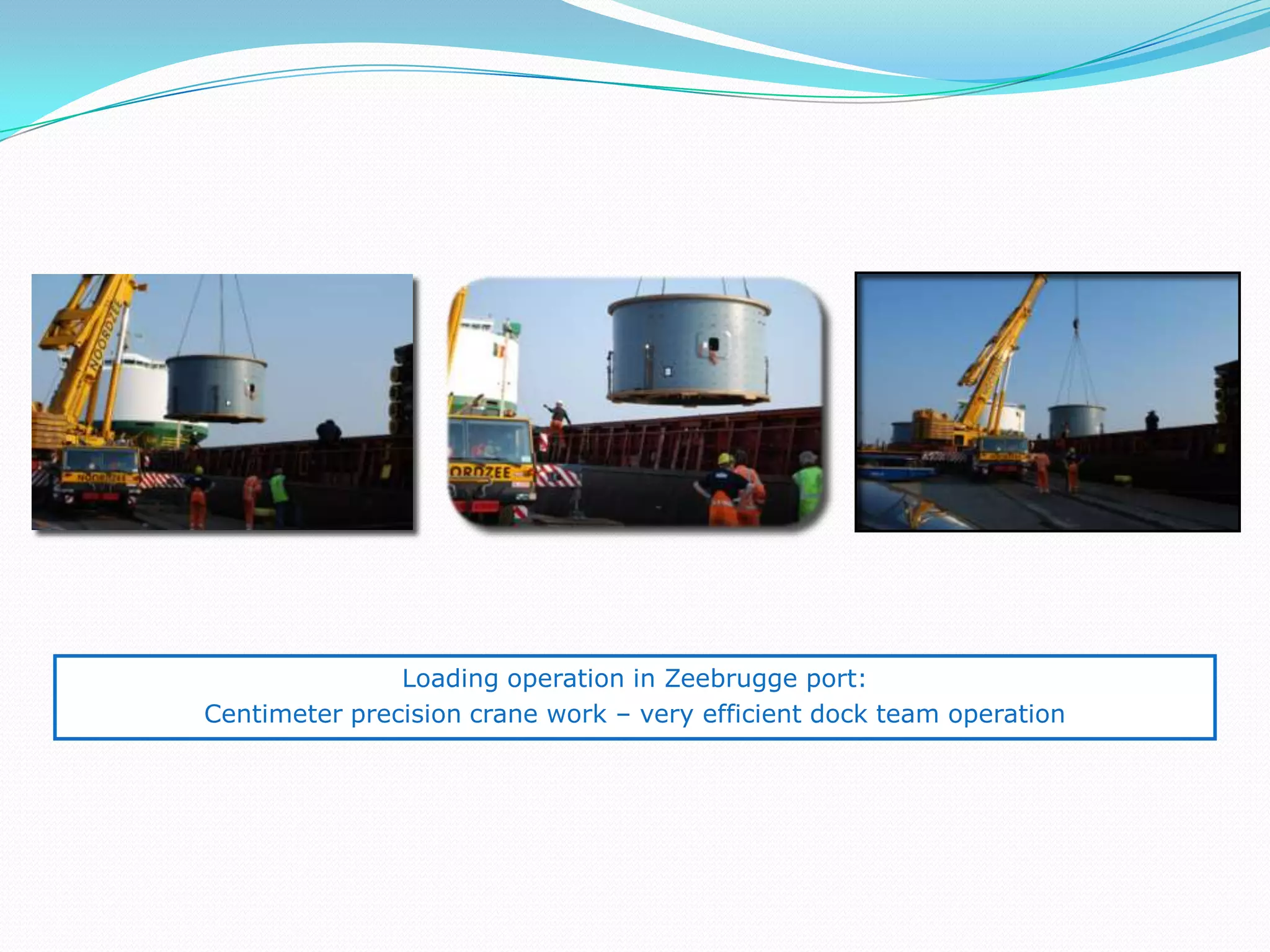 Shell project shipment 2013 part 2 zeebrugge | PPTX