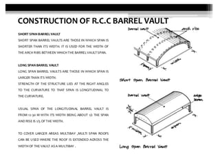 SHELL ROOFS |Design | construction techniques | PPT