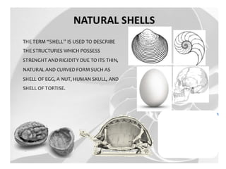 SHELL ROOFS |Design | construction techniques | PPT