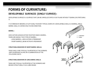 SHELL ROOFS |Design | construction techniques | PPT