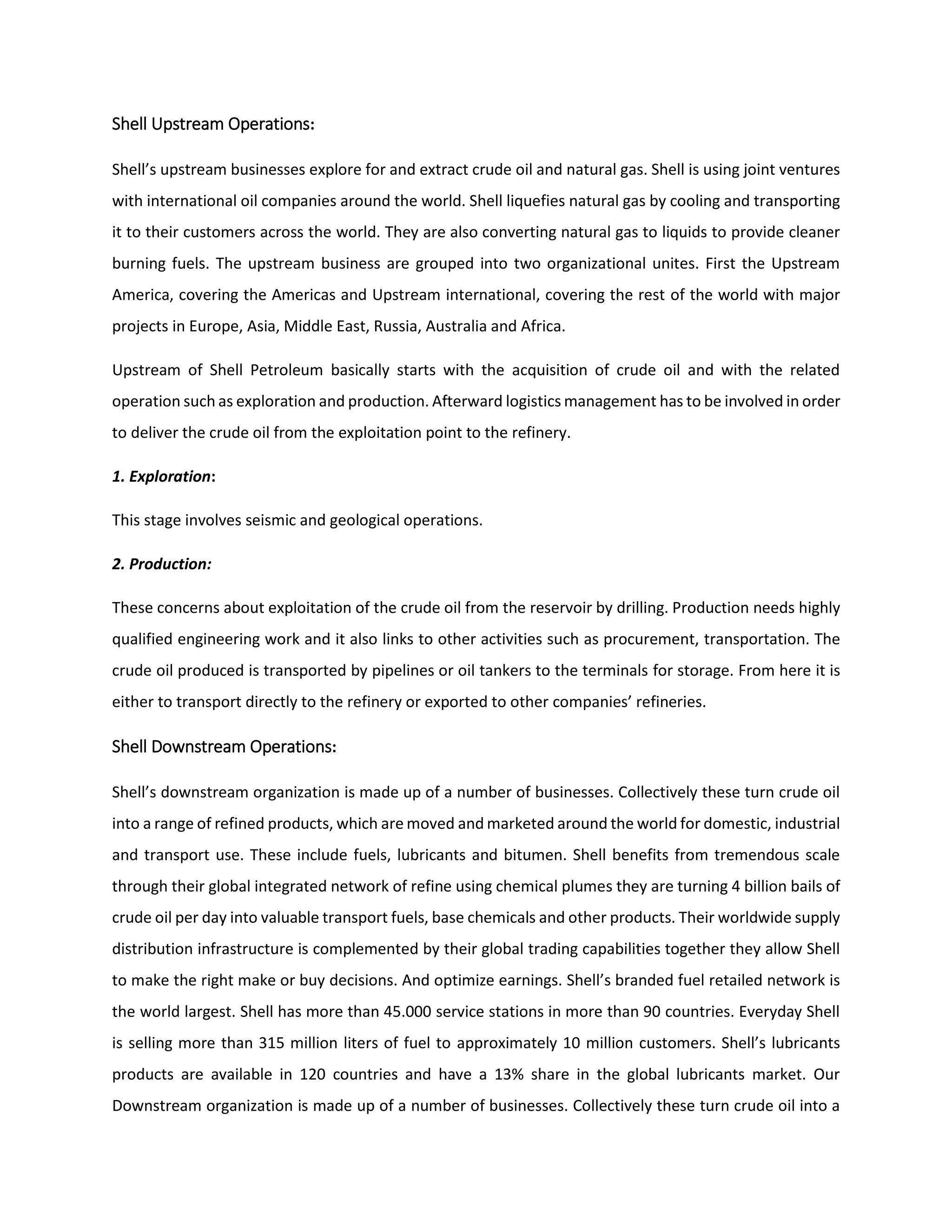 Shell Supply Chain Management | PDF